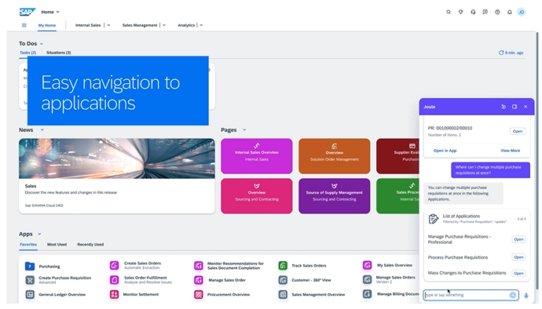 SAP Joule, The Generative AI - Axxis Consulting